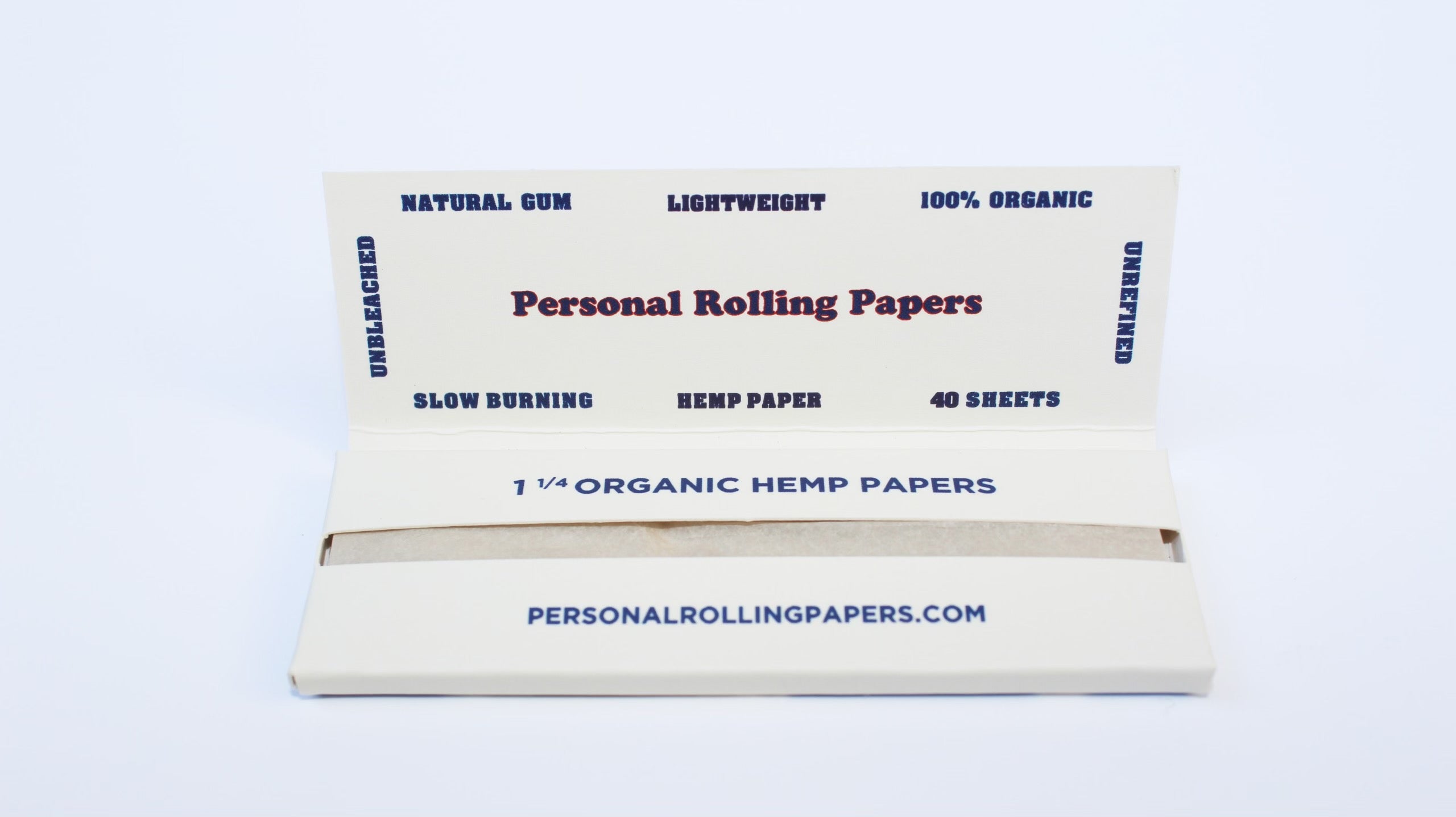 One and a Quarter (1 1/4) Size – Personal Rolling Papers